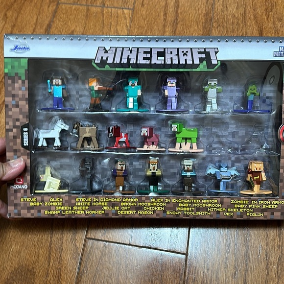 Minecraft | Toys | Minecraft Nano Metalfigs 8 Pack Series 6 165 Inch ...